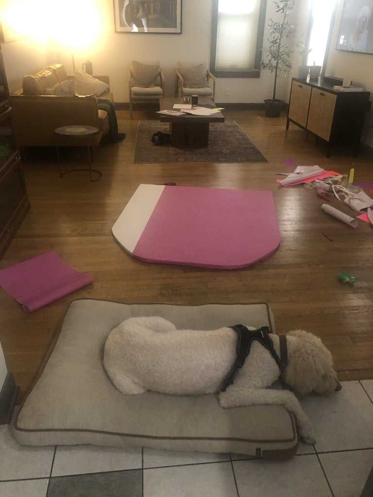 DIY foam arch backdrops - Sunshine with Savannah