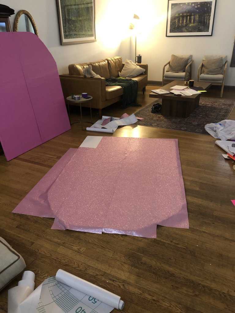 DIY foam arch backdrops - Sunshine with Savannah